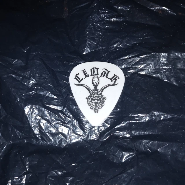 CLOAK BAND LOGO Milwaukee Metal Fest 2024 RaRe Stage Used GUITAR PICK ...