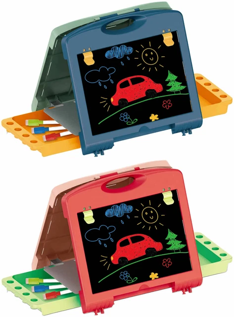 LUNA TAFEL KREIDETAFEL Whiteboard Tischtafel mit Brettspielplänen und ...