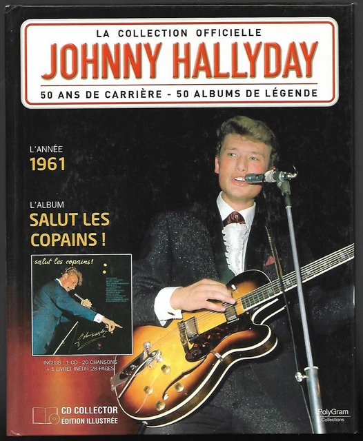 LIVRET + CD La collection officielle "Johnny Hallyday" Salut les ...
