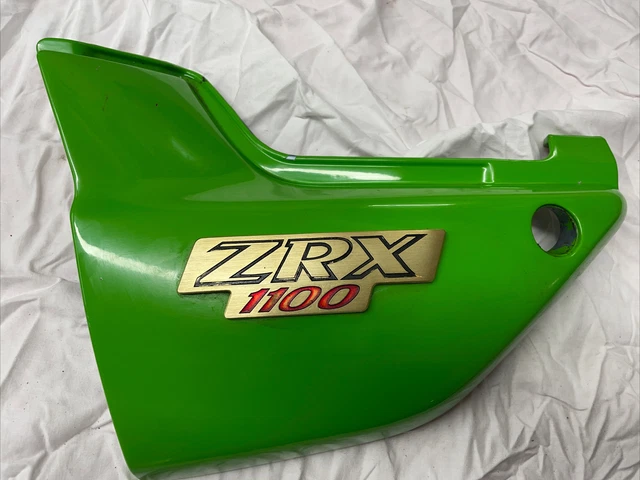 KAWASAKI ZRX1100 LEFT hand side panel in aftermarket green $64.58 ...
