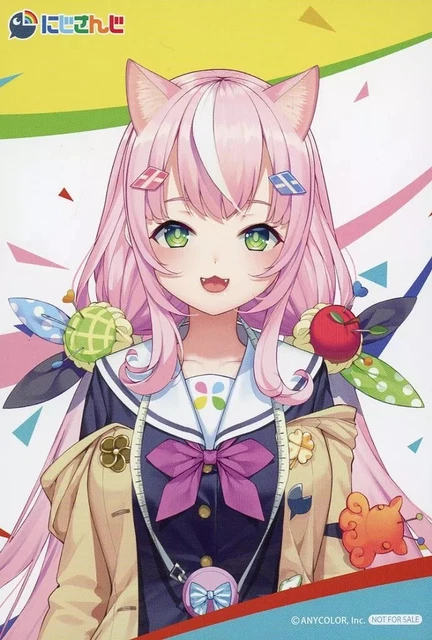 CARTA PERSONAGGIO YANG Nari Visual Card Virtual YouTuber Nijisanji ...
