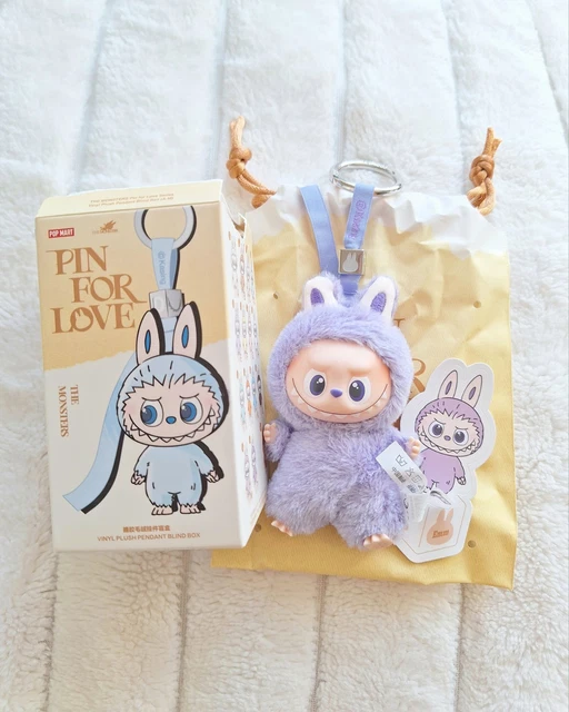 POPMART LABUBU PIN for Love Letter Emm Purple Macaron Plush Pendant Blind Box £23.56 - PicClick UK