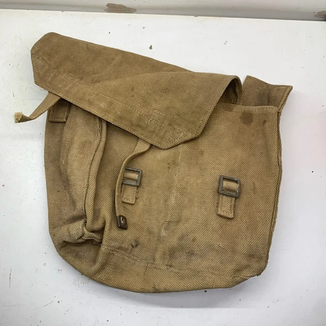 ORIGINAL WW2 BRITISH Army 37 Pattern Webbing Small Pack - 1940 Dated £ ...