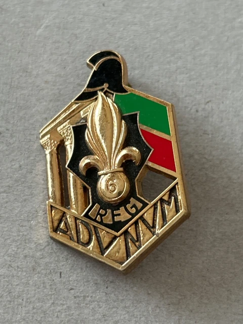 INSIGNE MILITAIRE LEGION Etrangere 6 eme REG (réf 110) EUR 10,00 ...