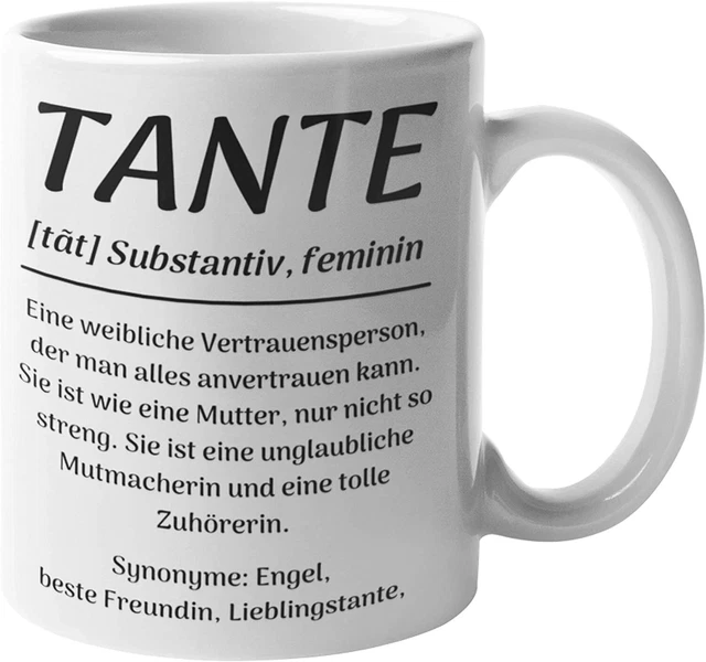 TANTE SPRUCH GESCHENKIDEE | Definition Tante Beste Freundin | Familie ...