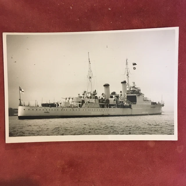 WW2 HMS BIRMINGHAM Royal Navy Town Class Cruiser - Echtfoto EUR 13,60 ...