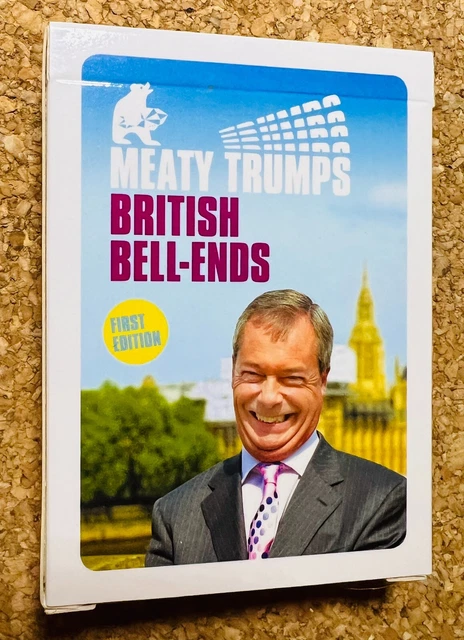 BRITISH BELL-ENDS (FIRST Edition) MEATY TRUMPS - RARE, BANKSY, top £16. ...
