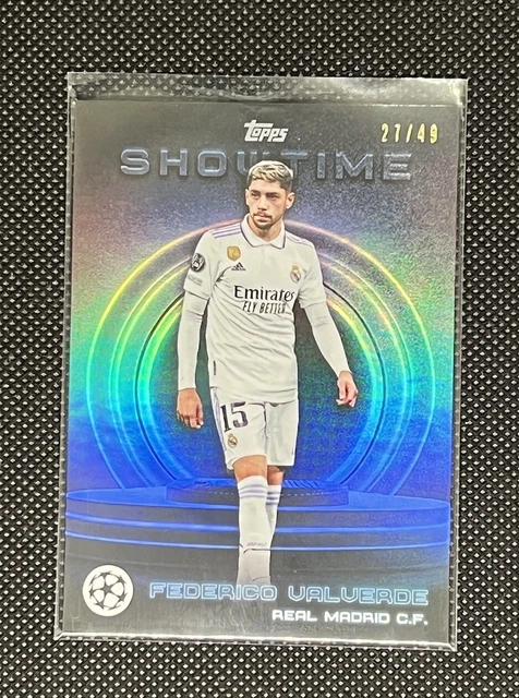 FEDERICO VALVERDE /49 2023 Topps Showtime Real Madrid Champions League ...