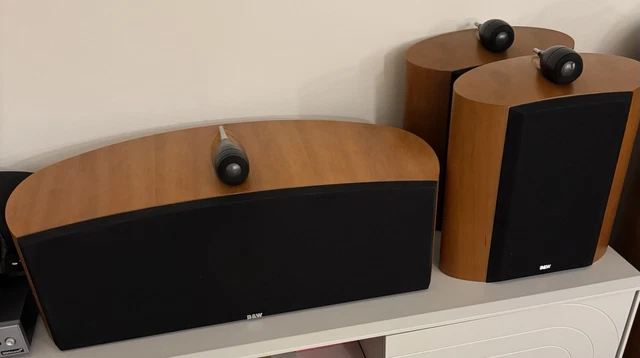 B&W HI FI Speakers 802’s, B&W Front Nautilus HTM1, Rear Surround ...
