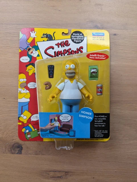 THE SIMPSONS WORLD Of Springfield Homer Simpson Series 1 Action Figure ...