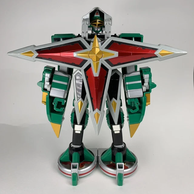 POWER RANGERS NINJA Storm DX Samurai Star Megazord. Bandai 2003 EUR 58 ...