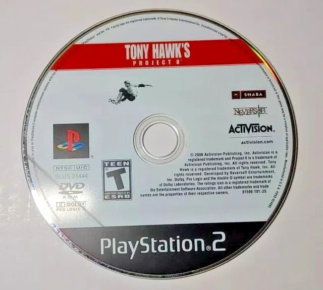 TONY HAWK'S PROJECT 8 Disk Only Playstation 2 PS2 $4.20 - PicClick CA