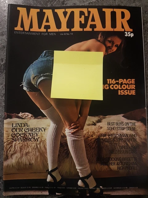 MAYFAIR MAGAZINE VOL 8 no 10 Sammy Kennedy,Ann Hopkins,Linda Munro ...