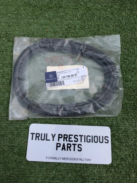 GENUINE ORIGINAL MERCEDES-BENZ SL R129 Rear Window Glass Panel Seal ...
