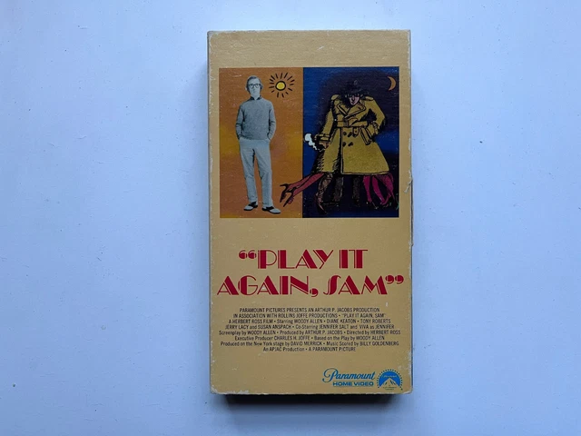 PLAY IT AGAIN, Sam VHS 1972 Original Side-Load Case. Woody Allen ...