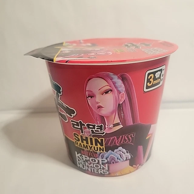 NONGSHIM KPOP DEMON Hunters SHIN RAMYUN CUP Huntrix Mira Takedown £5.95 ...