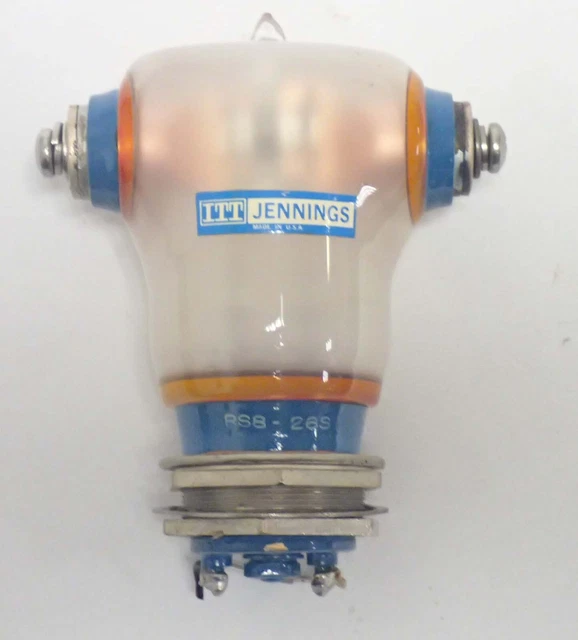 ITT JENNINGS RS8-26S GLASS VACUUM RELAY 26Vdc $149.00 - PicClick CA