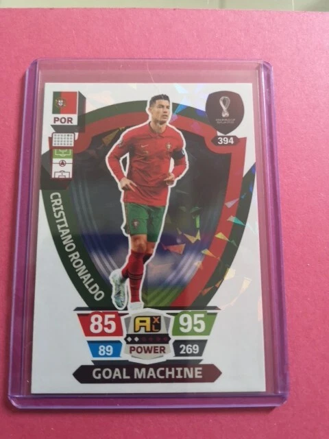 CRISTIANO RONALDO PORTUGAL Carte Foot Panini #394 Goal Machine Qatar ...