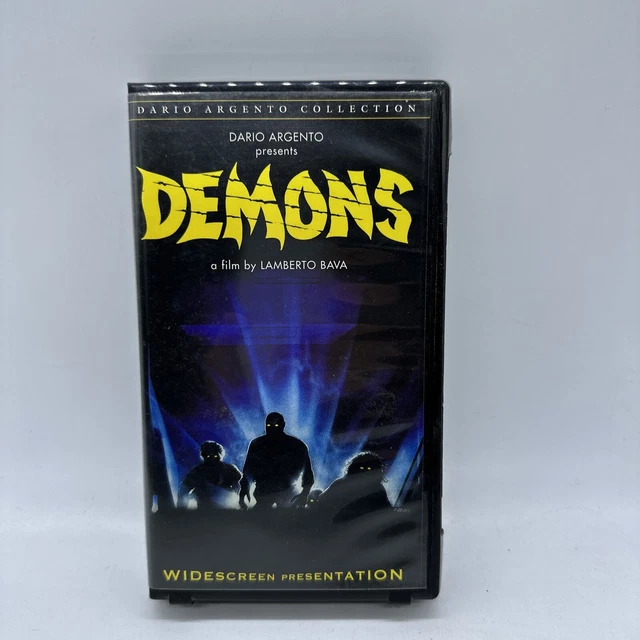 DEMONS (VHS, 1985, Widescreen, Clamshell) Horror Film $34.99 - PicClick