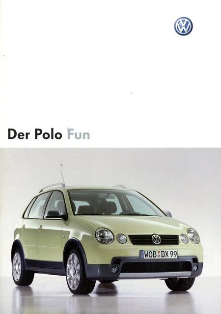 VW POLO FUN Prospekt 2004 5/04 brochure prospectus folleto catalogue ...