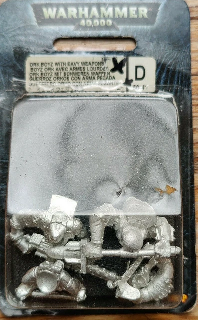 WARHAMMER 40K SPACE Orks Boyz Heavy Weapons eavy Blister OVP Metal Ork EUR 22,00 - PicClick DE