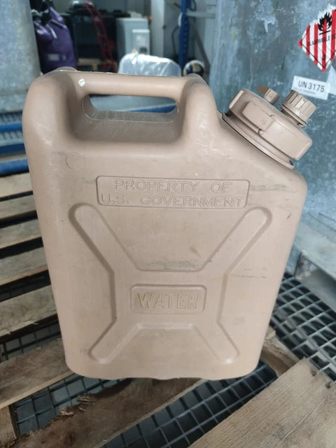 US ARMY MILITARY 20L Wasserkanister Humvee Jeep Hmmwv Water Can ...