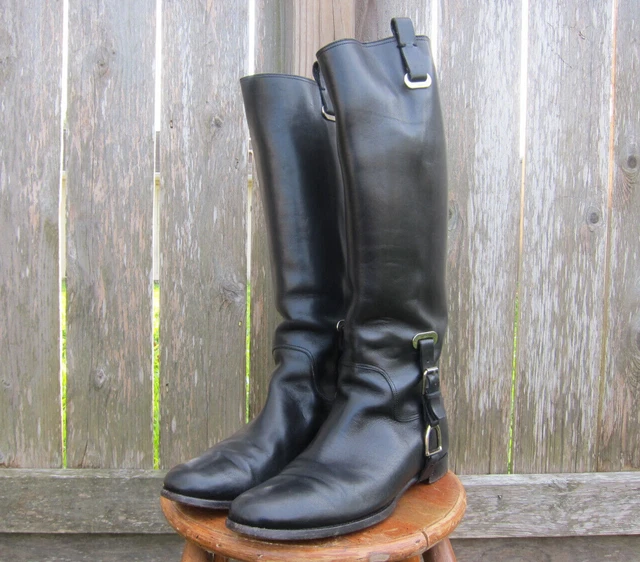 RALPH LAUREN PURPLE Label Collection Equestrian Riding Boots Womens 9 ...