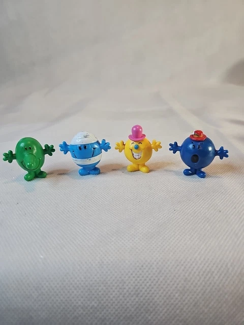 RARE VINTAGE MR Men And Little Miss Pencil Toppers Figures Toy Bundle £ ...
