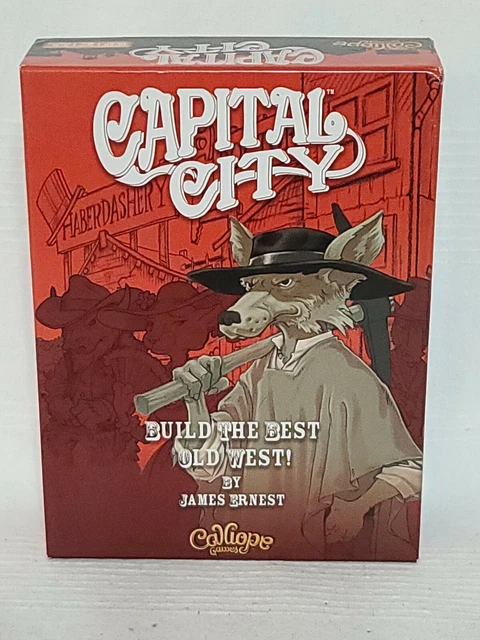 CAPITAL CITY-BUILD THE Best Old West By Calliope Games Ages 8+ COMPLETE ...