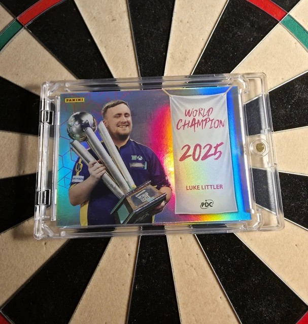 🏆 LUKE LITTLER – W C 2025 – Panini PDC World Championship 2026 Nr. 13/ ...