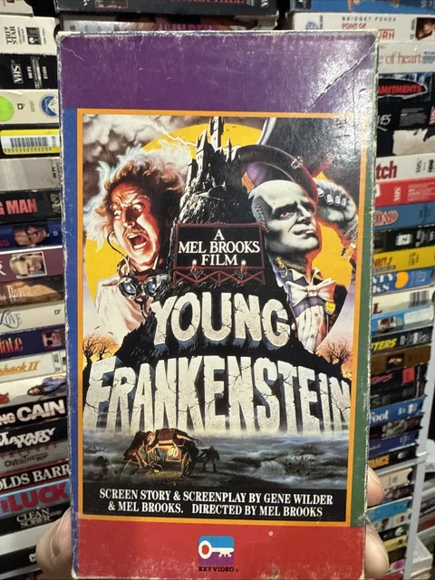 YOUNG FRANKENSTEIN 1974 VHS Rare Early Release Key Video NON RENTAL £10 ...