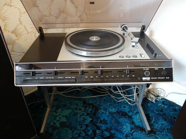 EKCO ZU9 1970S Hi-fi System. Complete with original speakers, stand and ...