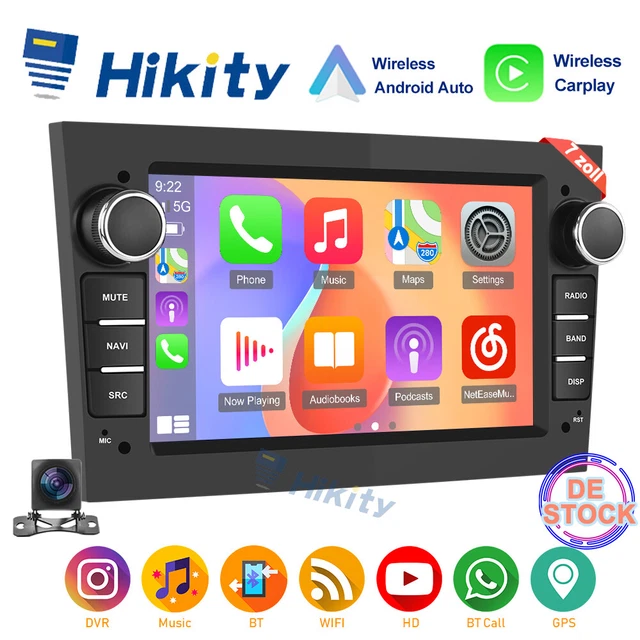 CARPLAY ANDROID 13 Autoradio GPS Navi Kamera Für Opel Astra H Zafira B Corsa C D EUR 123,99 ...