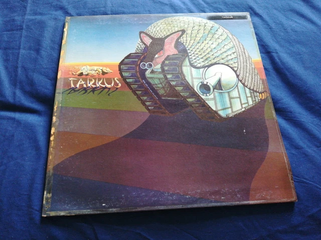 1971 Emerson Lake Palmer Tarkus Vinyl 12 Lp Record Uk Porky Pecko