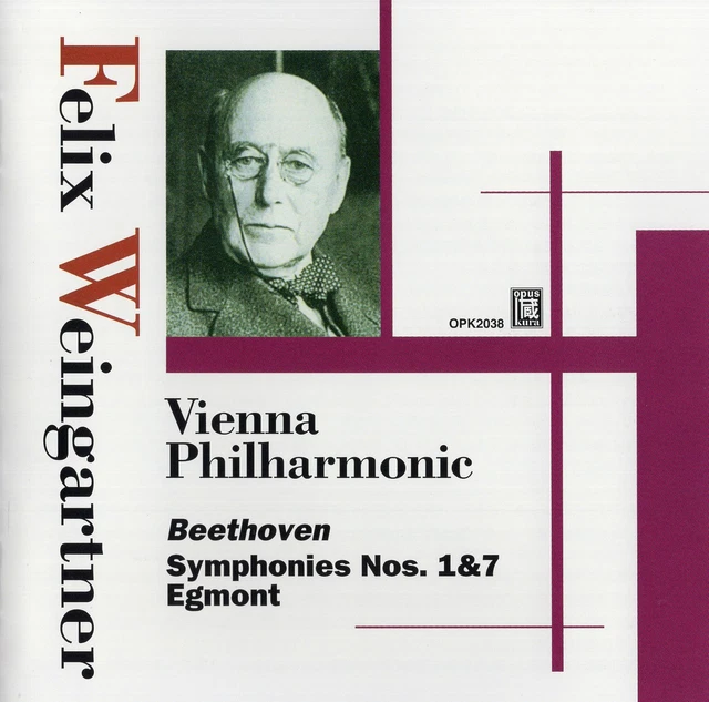 Beethoven Symphonies Nos 1 And 7 · Egmont Felix Weingartner Eur 1181 Picclick Fr