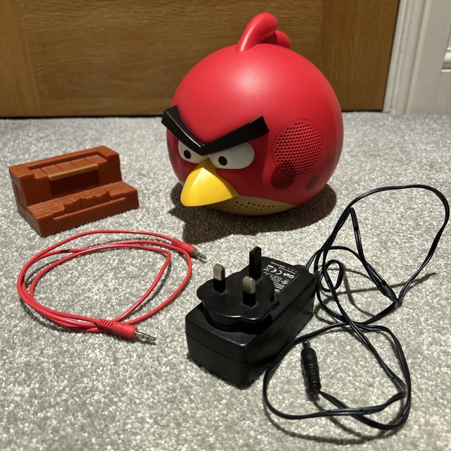 GEAR4 ANGRY BIRDS Red Bird Speaker PG542G 30W w/ Stand, Power Supply ...