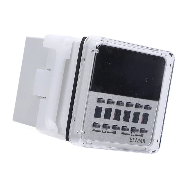 DIGITAL TIME DELAY Relay 12-24V AC DC Time Relay Programmable For ...