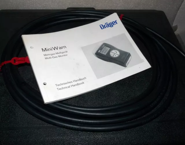 Drager Draeger 6408120 Miniwarn Multi Gas Monitor Detector 6408112