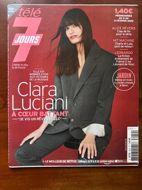 TÉLÉ 7 JOURS 5/02/2022; Clara Luciani/ Alice Nevers/ Charly et Lulu/ C ...