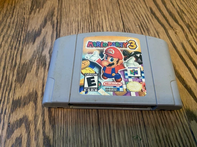 MARIO PARTY 3 N64 (Nintendo 64, 2001) Authentic Cartridge Only Tested ...