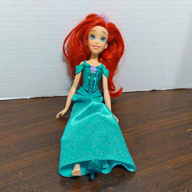 DISNEY PRINCESS DOLL Ariel The Little Mermaid Royal Shimmer dress Toy ...