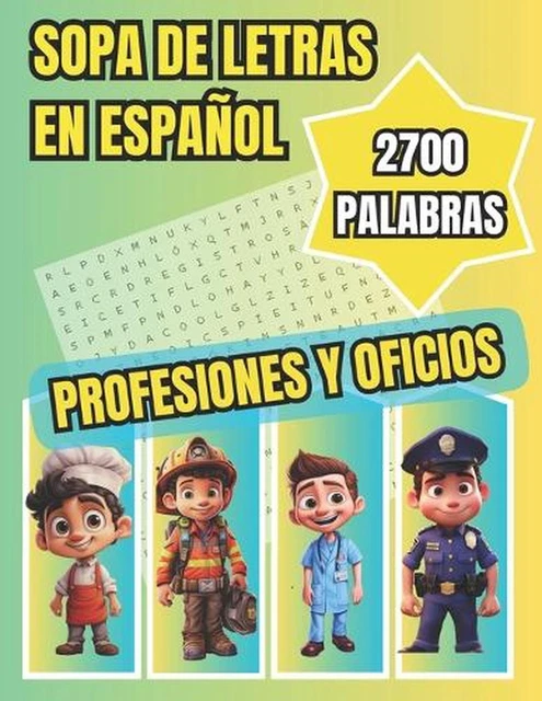 Sopa De Letras En Espaol Profesiones Y Oficios Profesiones Y Oficios