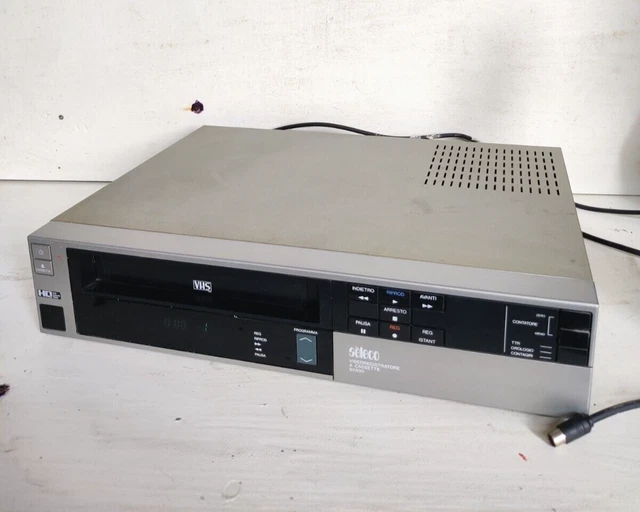 LETTORE VHS VIDEORECORDER vhs scart tv HIFI VHS SELECO SV830 1985 ...