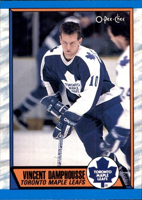 1989-90 O-PEE-CHEE CANADA #272 Vincent Damphousse FEUILLES D'ÉRABLE ...