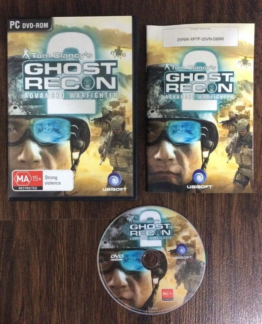 TOM CLANCYS GHOST Recon Advanced Warfighter 2 Pc Dvd Rom Rated Ma 15 ...