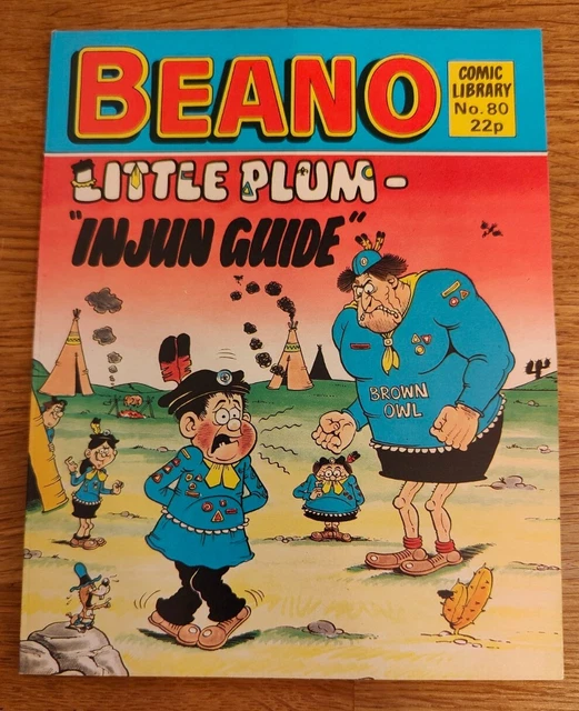 COMIC - CLASSIC Beano Comic Library No #80 Little Plum Injun Guide VGC ...