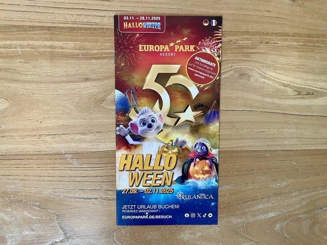 FLYER EUROPA-PARK RUST HALLOWEEN/HALLOWINTER 2025 EUR 1,90 - PicClick DE