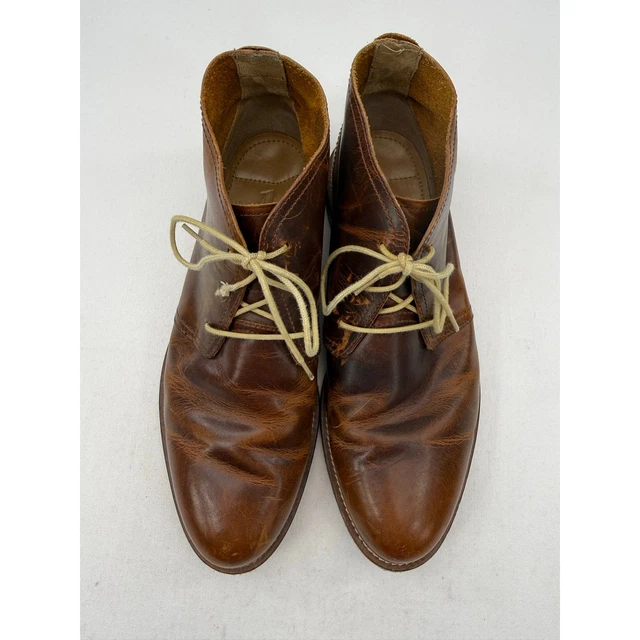 J SHOES MONARCH Leather Chukka Boots Brown Handcrafted Leather Sole ...