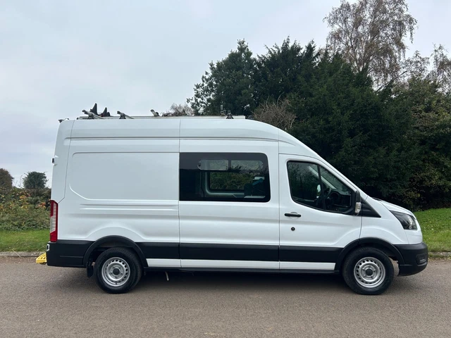 FORD TRANSIT 2.0 350 EcoBlue Leader L3 130ps Mess Welfare 6 Seater Crew ...