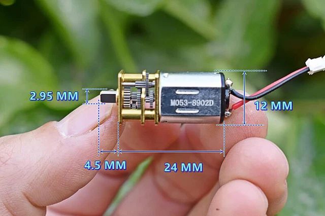 12MM DC6V 9V 12V Slow Speed Micro Mini N20 Metal Gear Motor Large ...